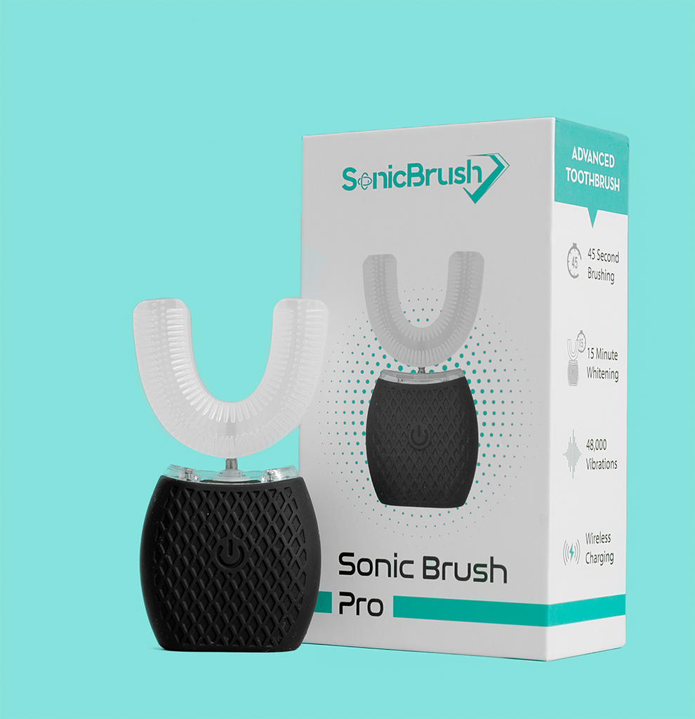 Sonic Brush Pro Electric Sonic Toothbrush Teeth Whitening – TrySonicBrush